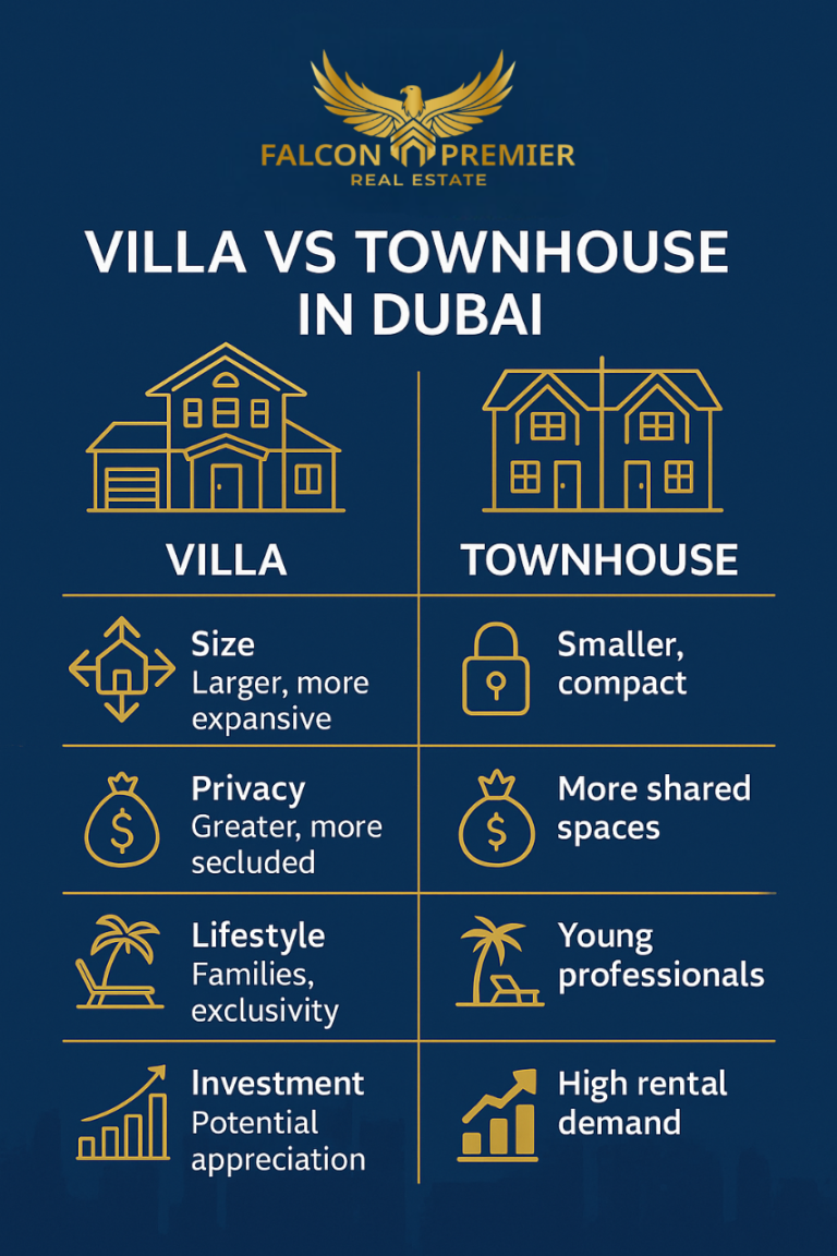 Villa vs Townhouse Dubai: Which Is Right for You?